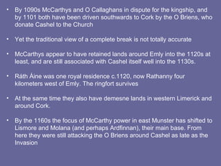 A history of the early MacCarthys | PPT