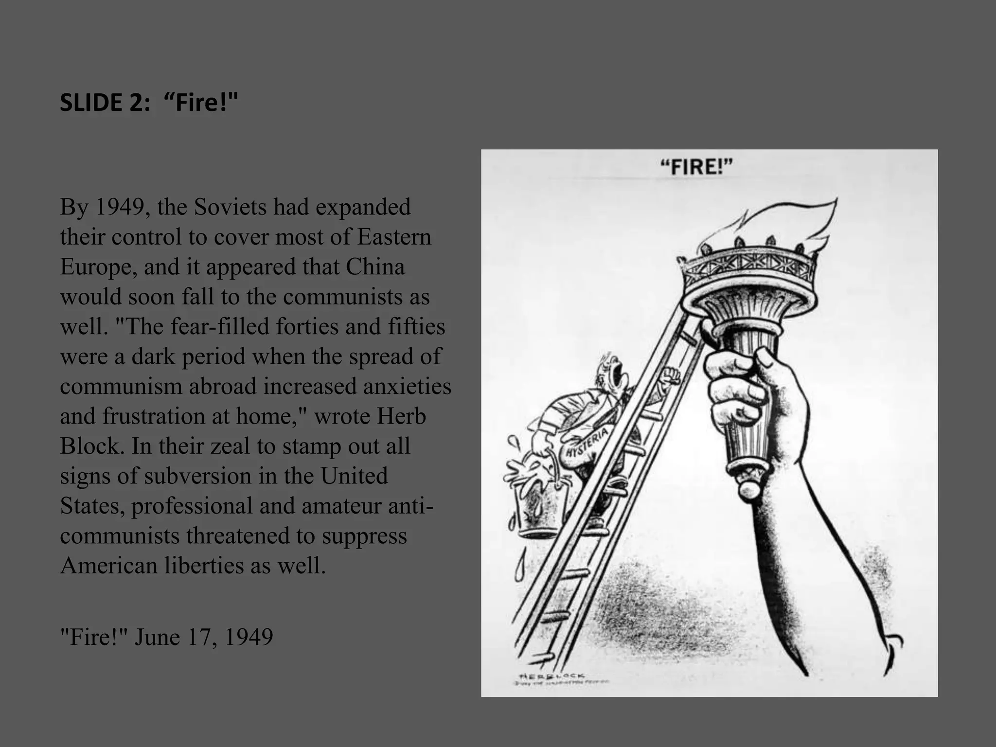 McCarthyism Political Cartoons | PPTX