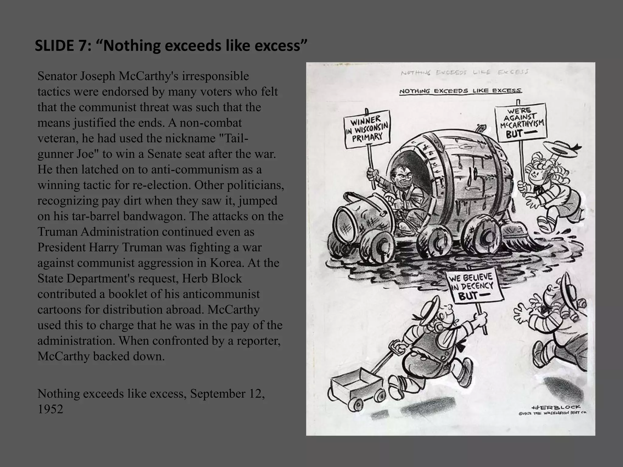 McCarthyism Political Cartoons | PPTX