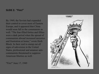 McCarthyism Political Cartoons | PPTX