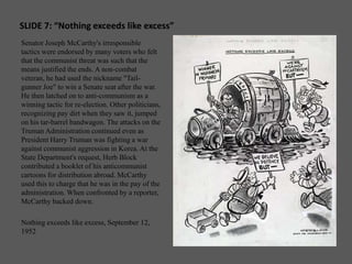 McCarthyism Political Cartoons | PPTX