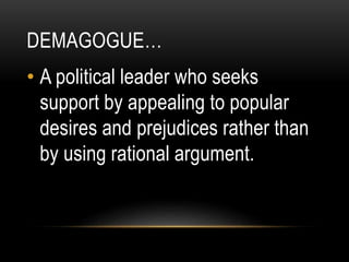 McCarthy's Downfall | PPT