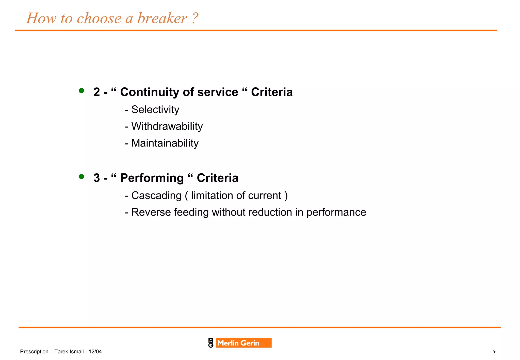 Moulded Case Circuit Breaker (Mccb) & air circuit breaker (acb) | PPT