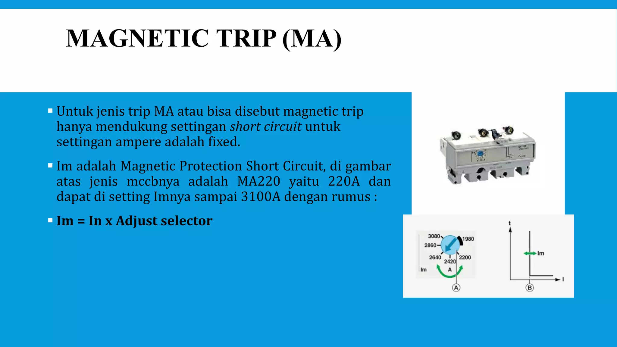 MCCB beserta fungsi dan cara setting | PPTX