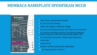 MCCB beserta fungsi dan cara setting | PPTX