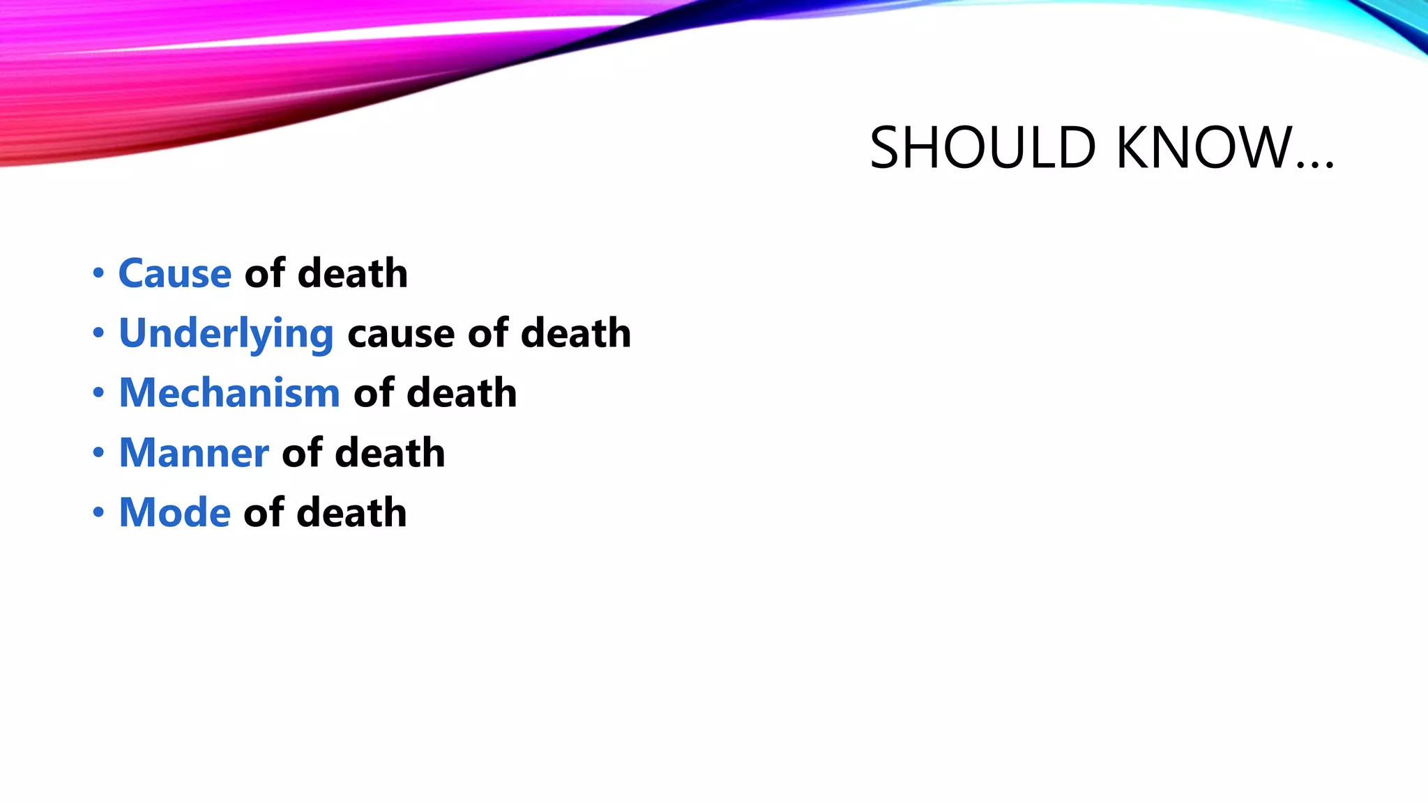 MEDICAL CERTIFICATION OF CAUSE OF DEATH (MCCD) | PPTX