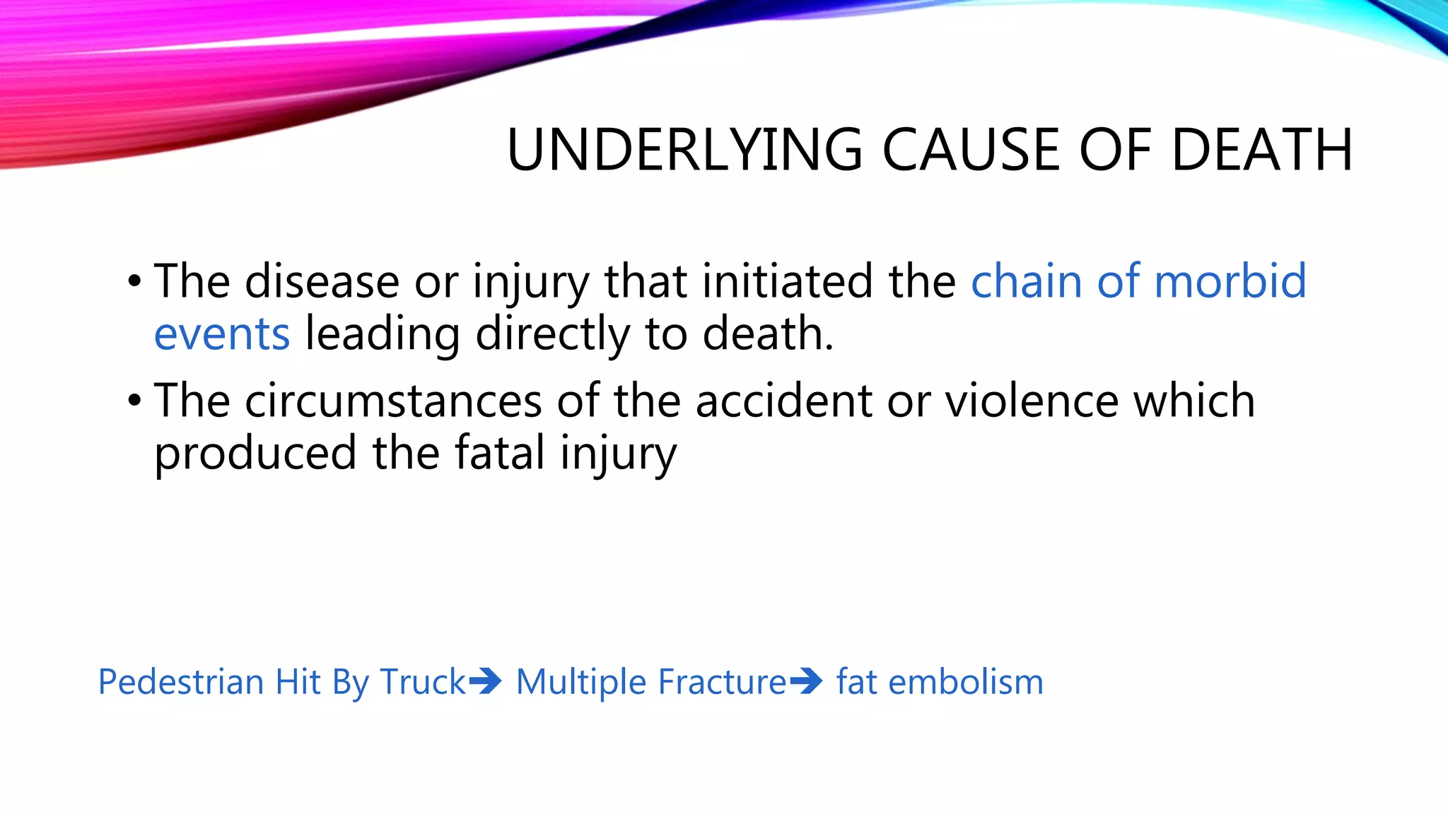 MEDICAL CERTIFICATION OF CAUSE OF DEATH (MCCD) | PPTX