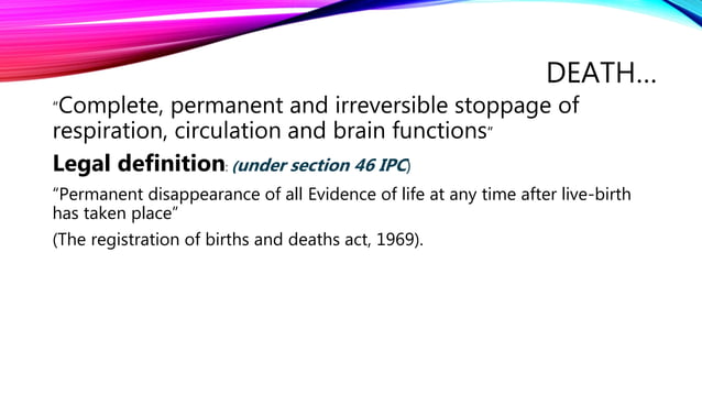 MEDICAL CERTIFICATION OF CAUSE OF DEATH (MCCD) | PPTX