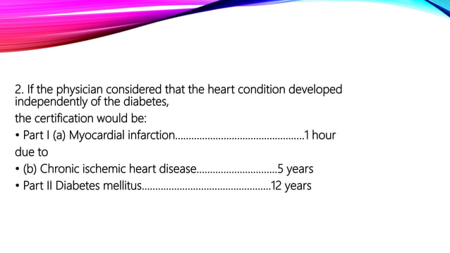 MEDICAL CERTIFICATION OF CAUSE OF DEATH (MCCD) | PPTX