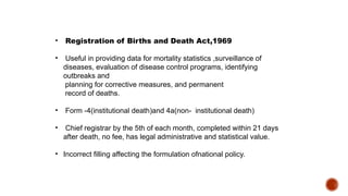 MCCD- medical certificate of cause of death | PPTX