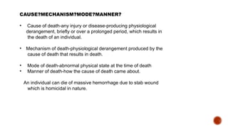 MCCD- medical certificate of cause of death | PPTX