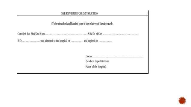 MCCD- medical certificate of cause of death | PPTX
