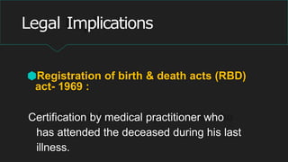 MEDICAL CERTIFICATION OF CAUSES OF DEATH | PPTX