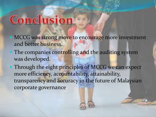 Malaysian Code on Corporate Governance (MCCG) | PPTX
