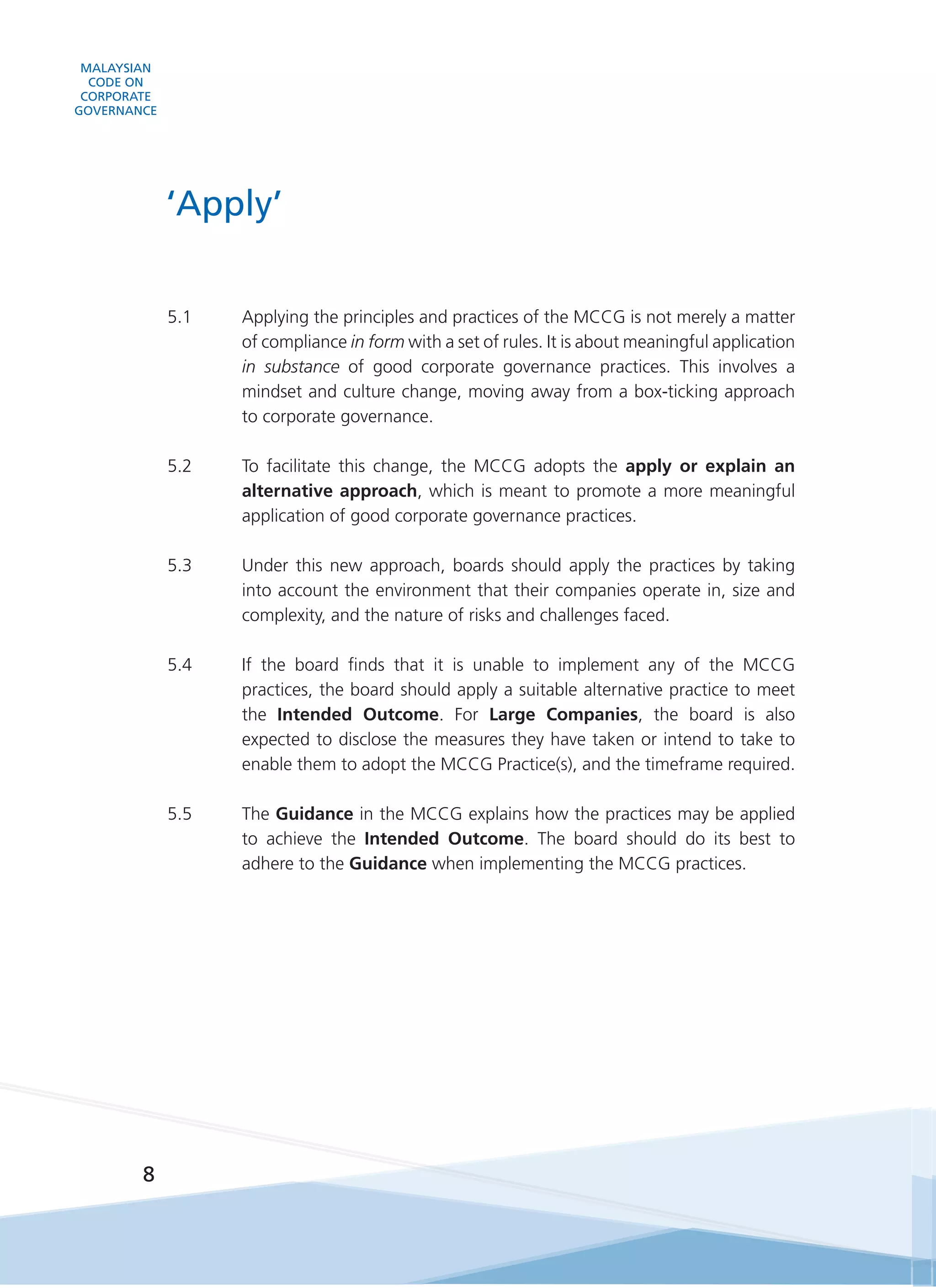 Malaysian Code on Corporate Governance (MCCG) | PDF