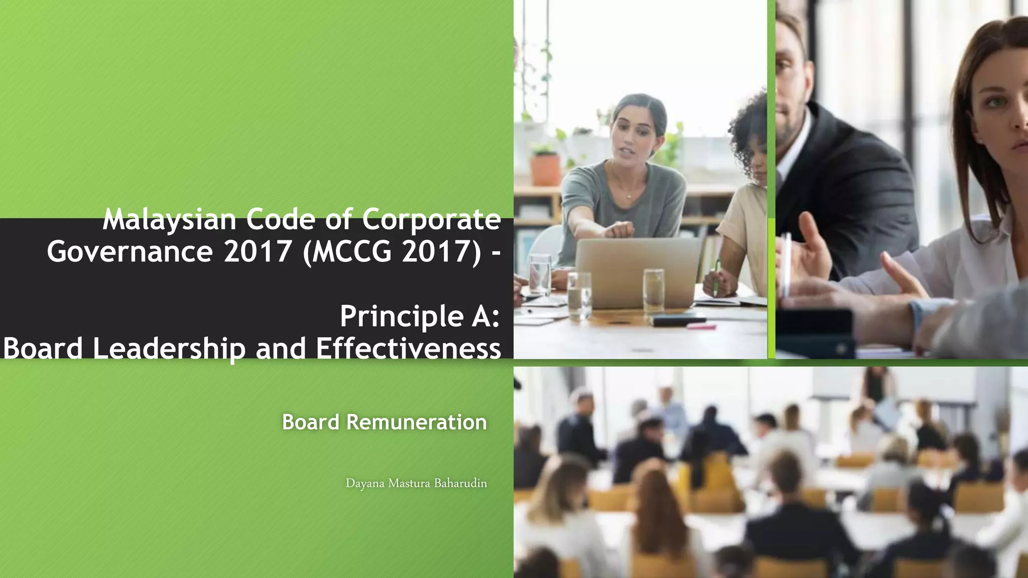 Corporate Governance - Malaysian Code of Corporate Governance - MCCG ...