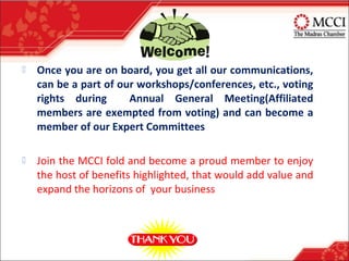 Mcci list of services | PPT