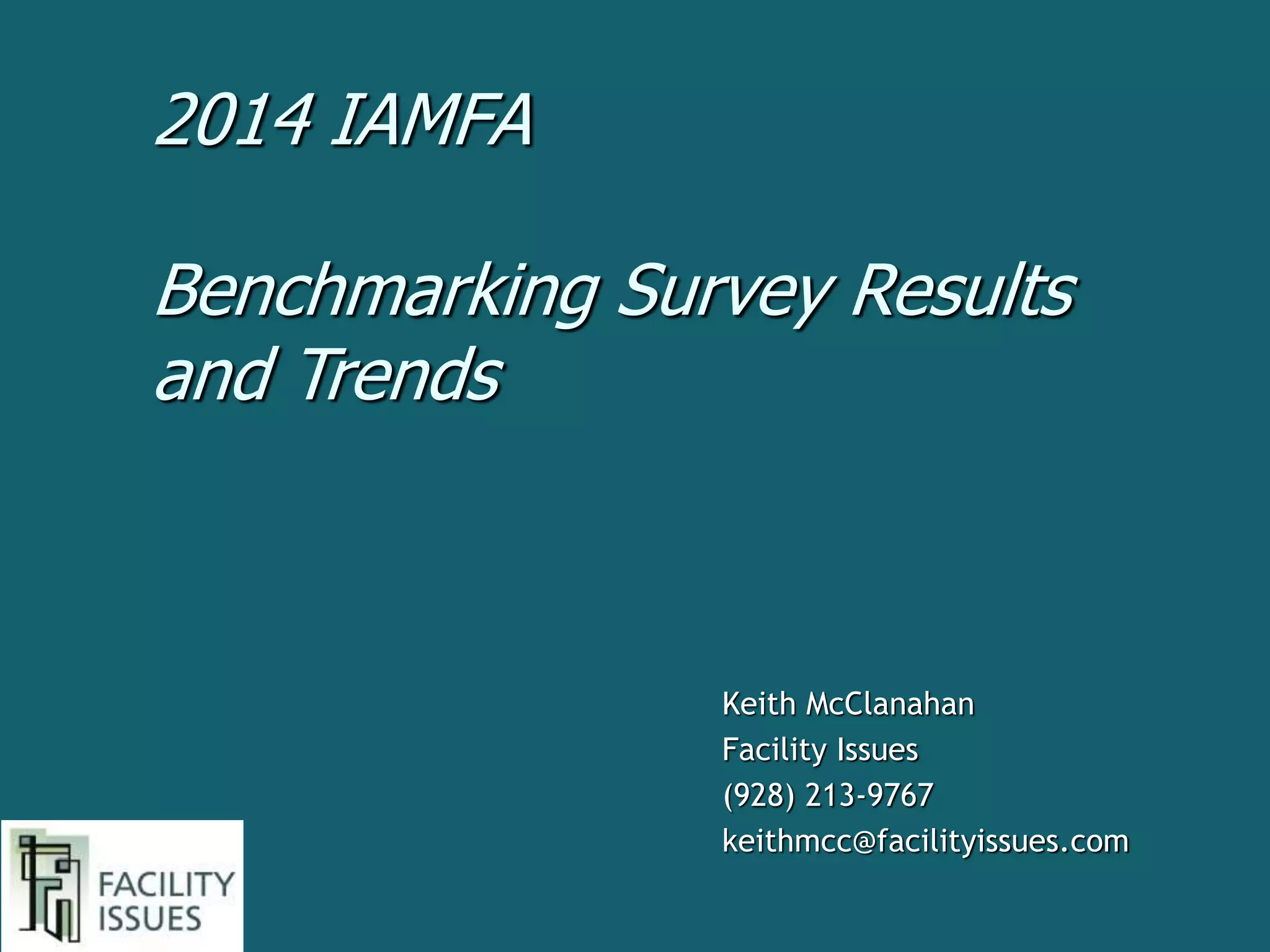 IAMFA Benchmarking Best Practices | PPTX