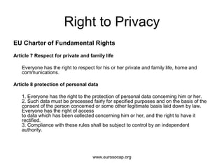 European Standards on Confidentiality and Privacy in Healthcare | PPT