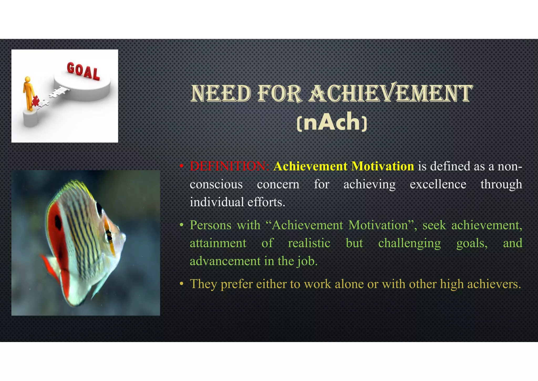 Mcclelland's theory of achievement motivation | PDF