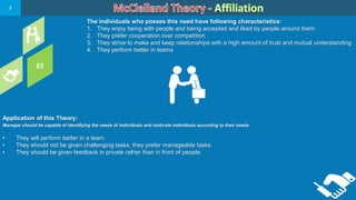 McClelland Theory | PPTX