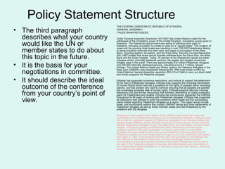 MUN Policy Aid | PPT | Political Issues & policy | Politics