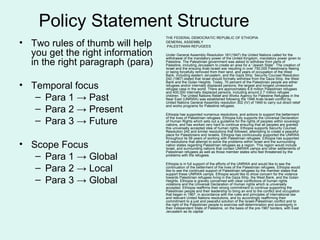 MUN Policy Aid | PPT | Political Issues & policy | Politics