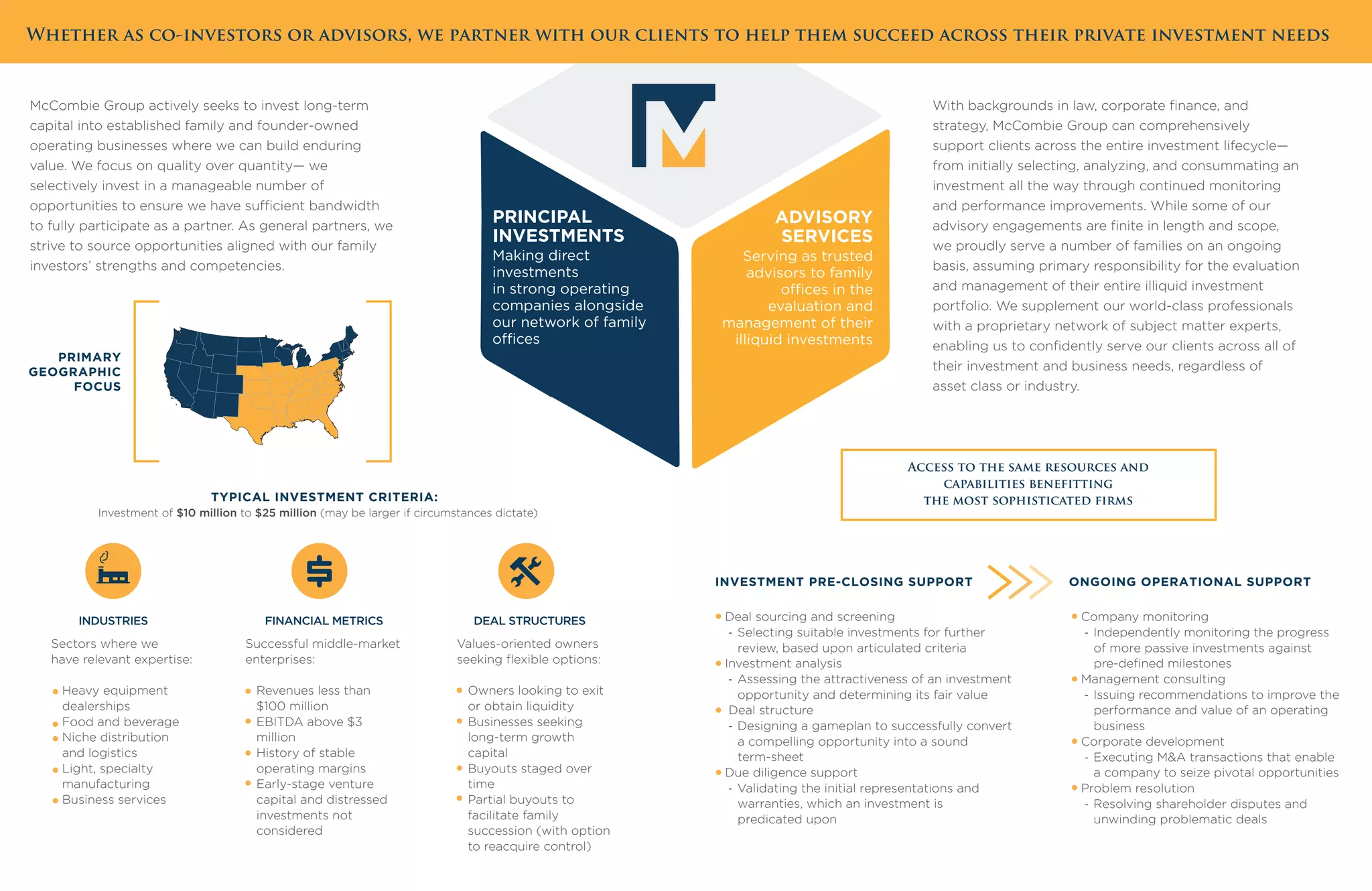 McCombie Group Overview | PDF