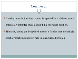 Mcconnell taping technique | PDF