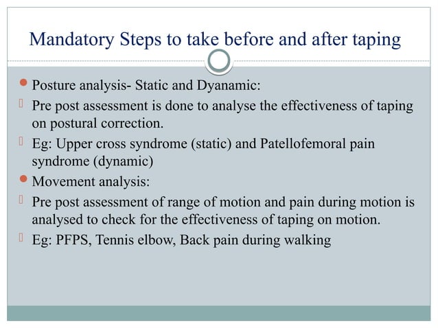 Mcconnell taping technique | PDF