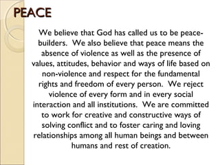 Mc core values intro | PPT | Science