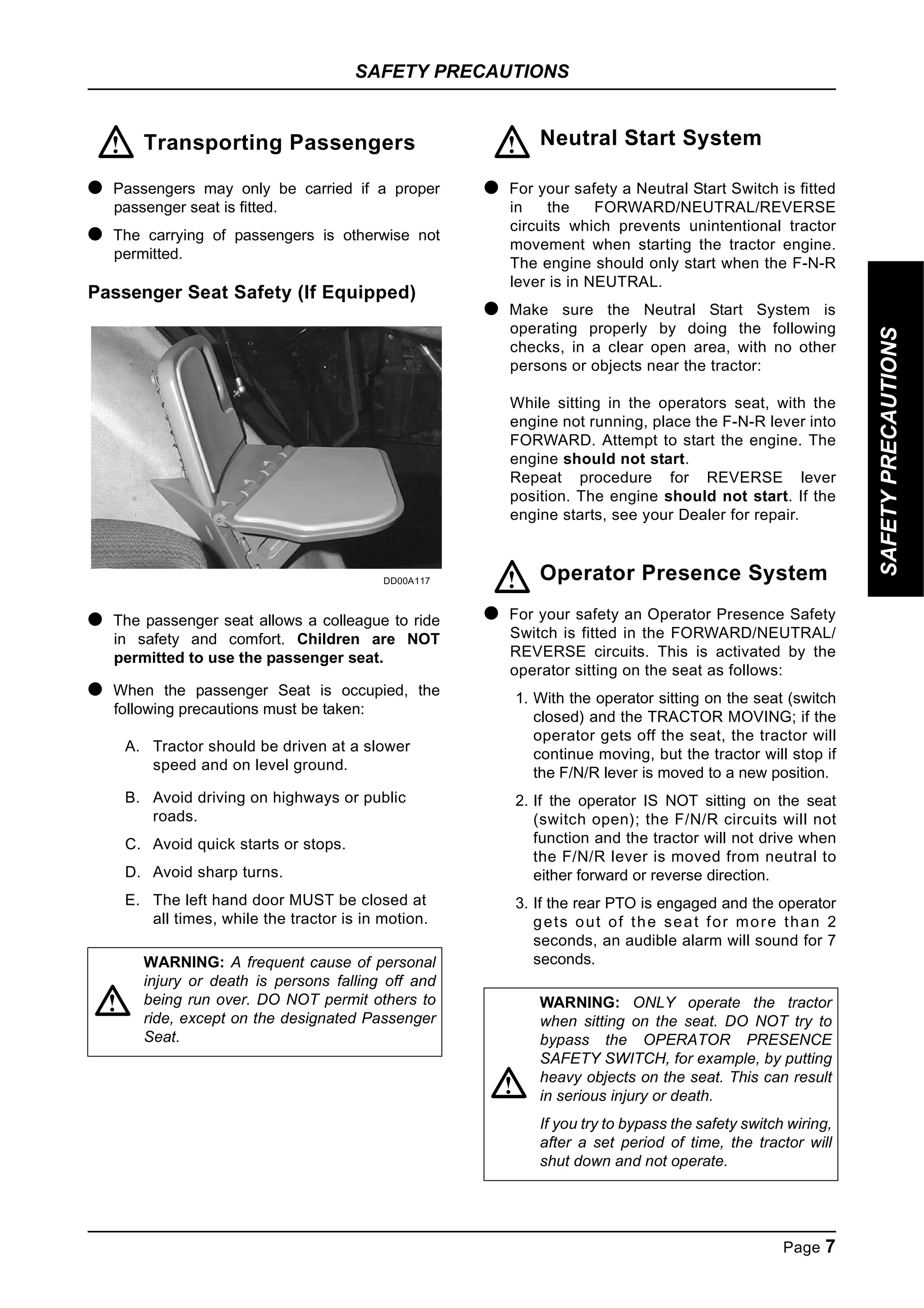 Mc cormick mc105 tractor operator manual | PDF
