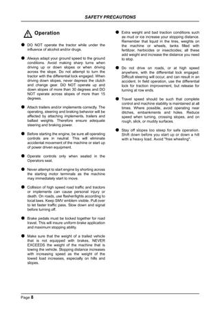 Mc cormick mc105 tractor operator manual | PDF