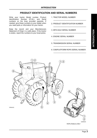 Mc cormick mc105 tractor operator manual | PDF