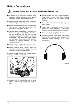 Mc cormick mtx120 tractor operator manual | PDF