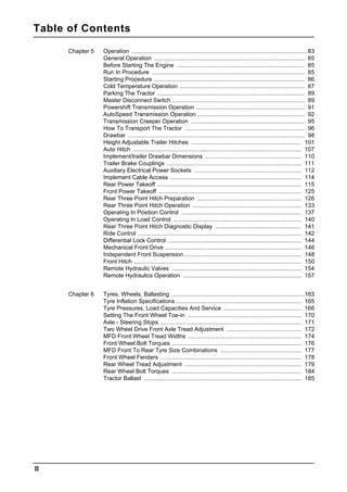 Mc cormick mtx135 tractor operator manual | PDF