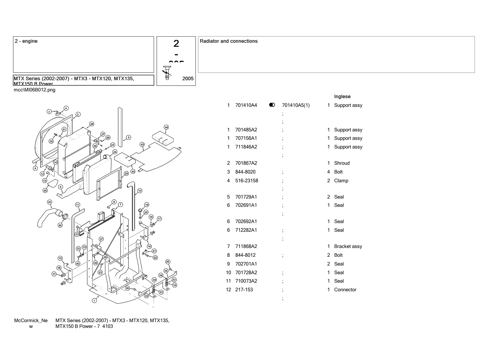 Mc cormick mtx series (2002 2007) - mtx3 - mtx135 b power tractor service repair manual | PDF