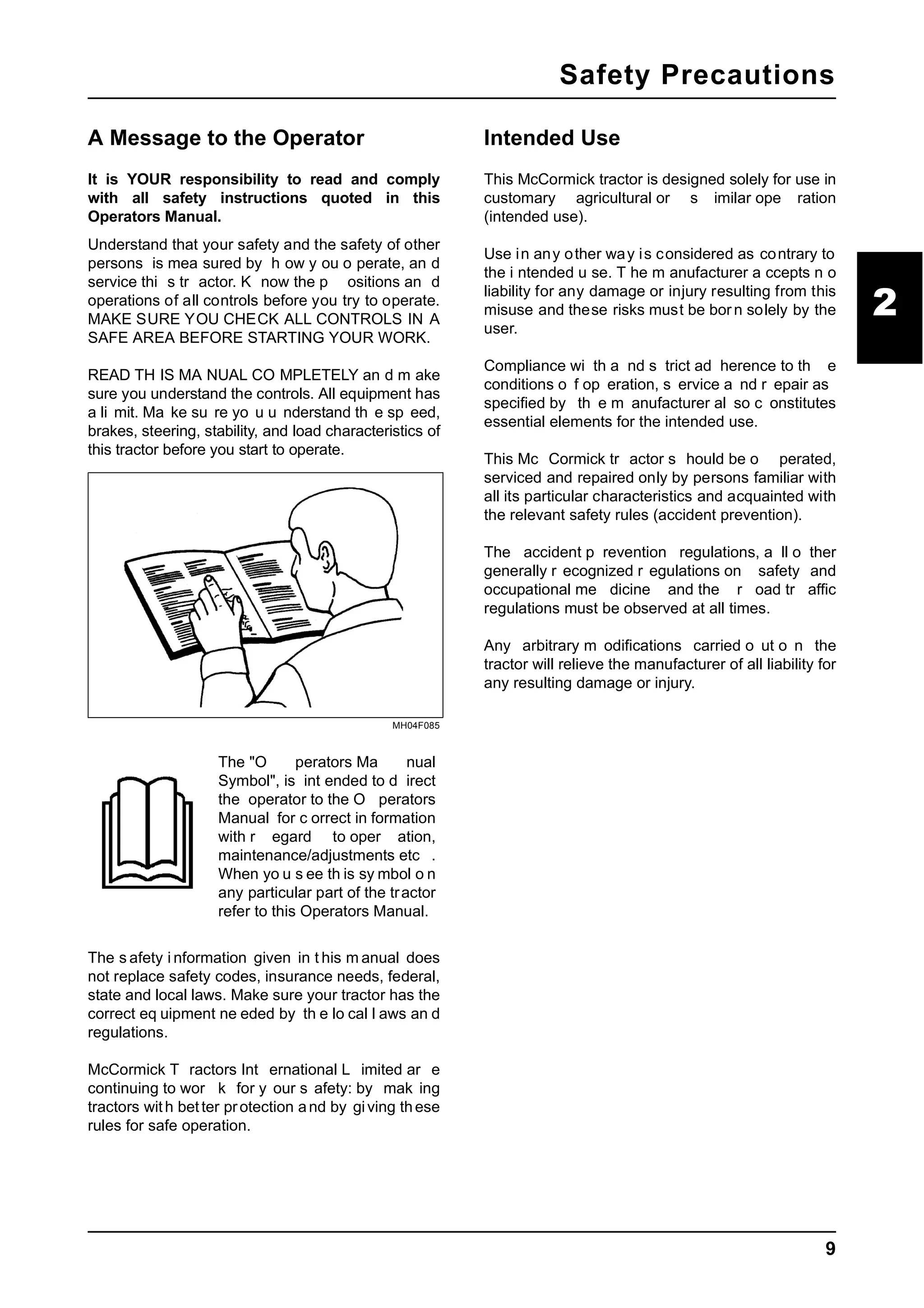 McCormick XTX145 Tractor Operator manual.pdf