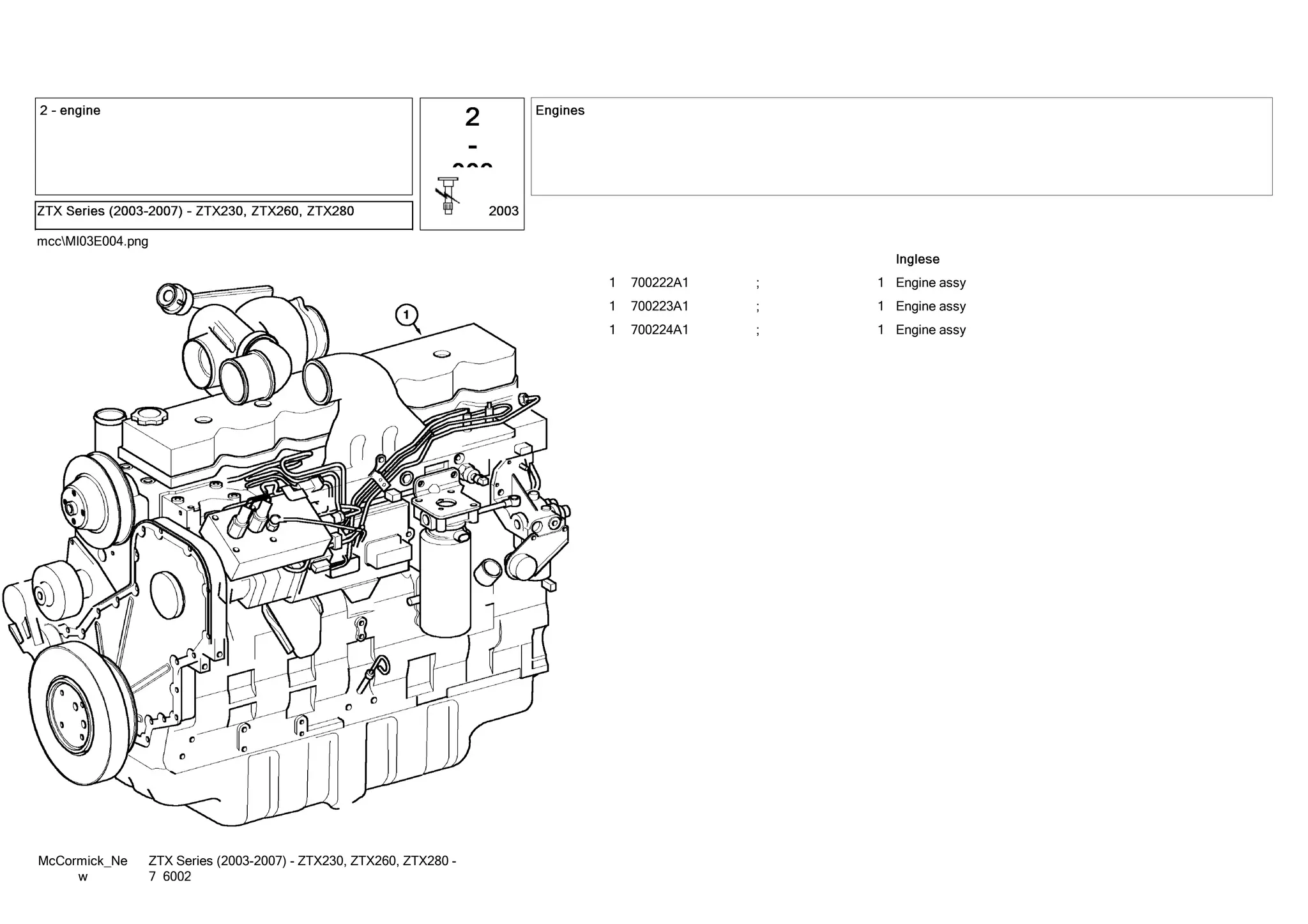 Mc cormick ztx series (2003 2007) - ztx280 tractor service repair manual | PDF