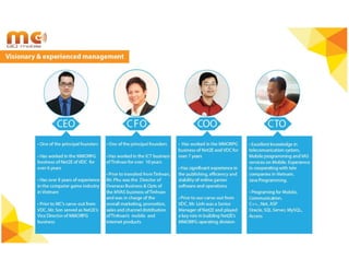 MCC profile | PDF | Mobile Games | Video Gaming