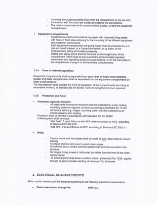 Mcc specifications | PDF