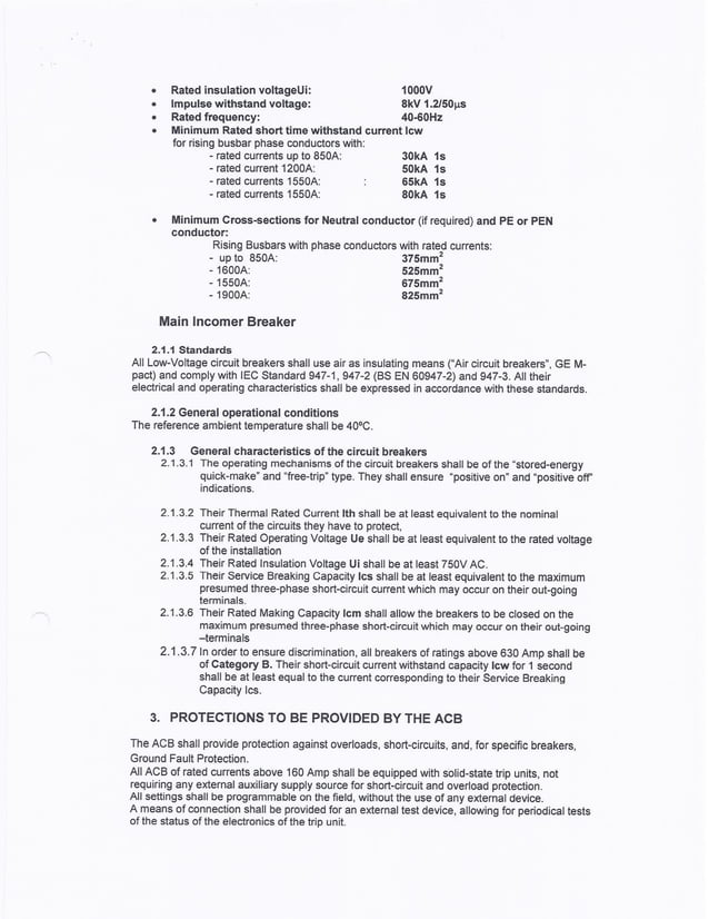 Mcc specifications | PDF