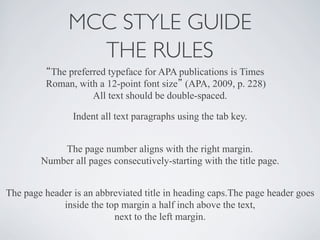 MCC style guide | PPT
