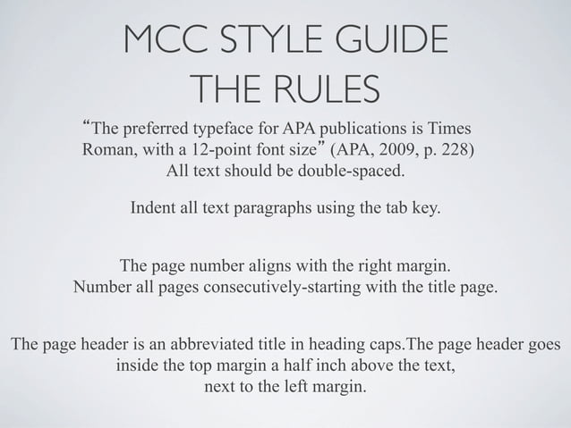 MCC style guide | PPT