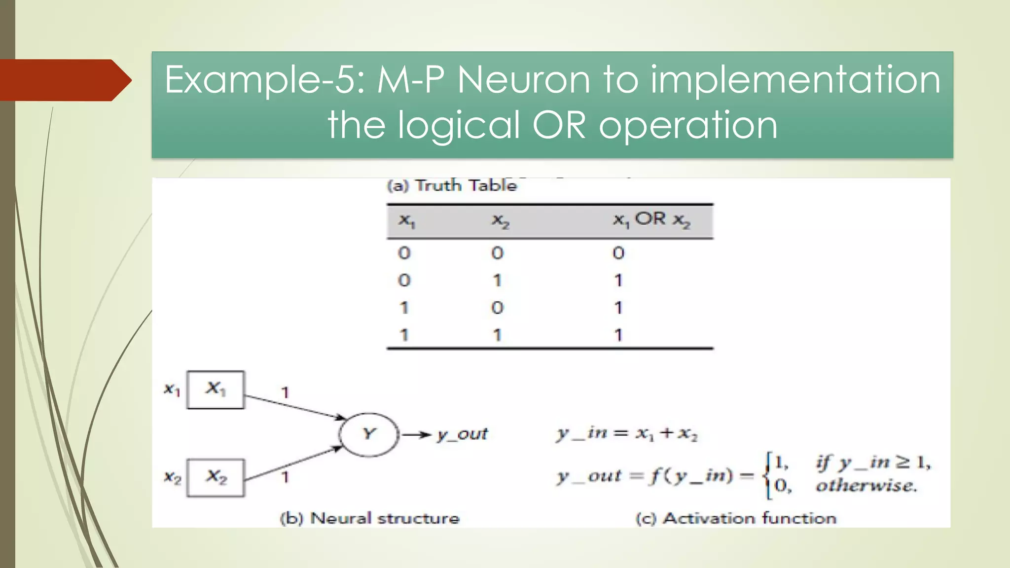 Mc culloch pitts neuron | PDF