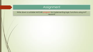 Mc culloch pitts neuron | PDF