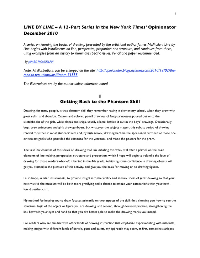 Drawing Article for 101 | PDF