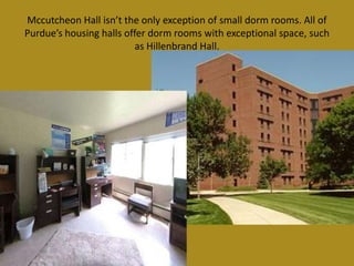 Purdue Dorm Sizes | PPTX
