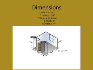 Purdue Dorm Sizes | PPTX