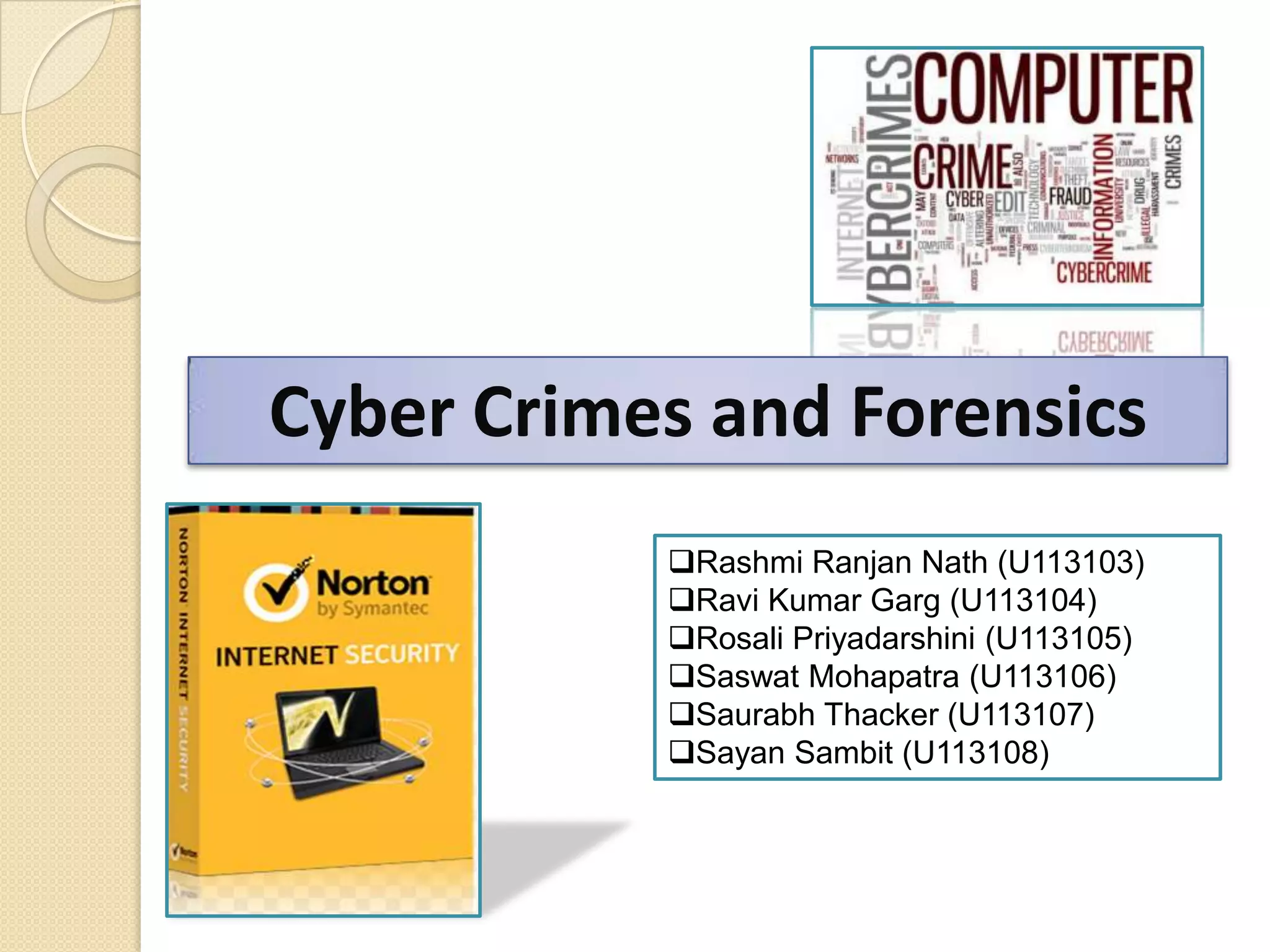 Cyber Crimes Forensics | PPT
